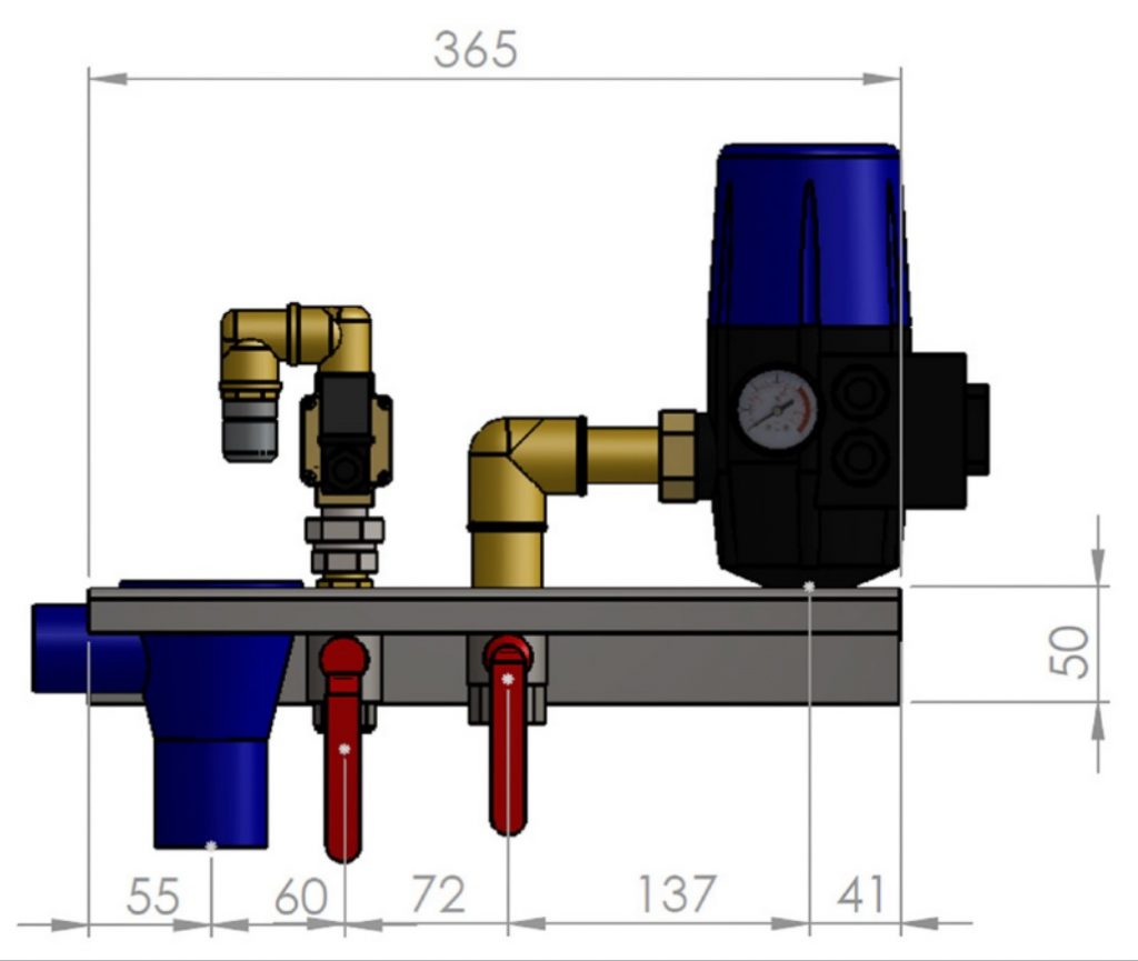 Regenwatersysteem met dompelpomp en bijvulsysteem DBS-3 - GEP Water