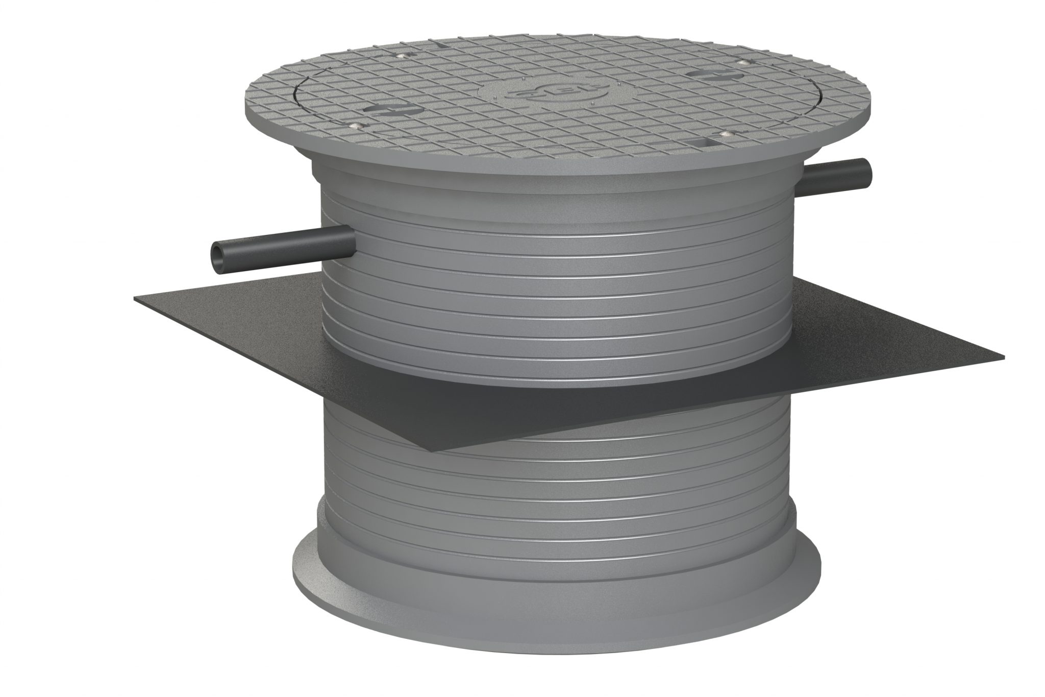 Pompput Riool 340 Liter van PE voor afvalwater en regenwater