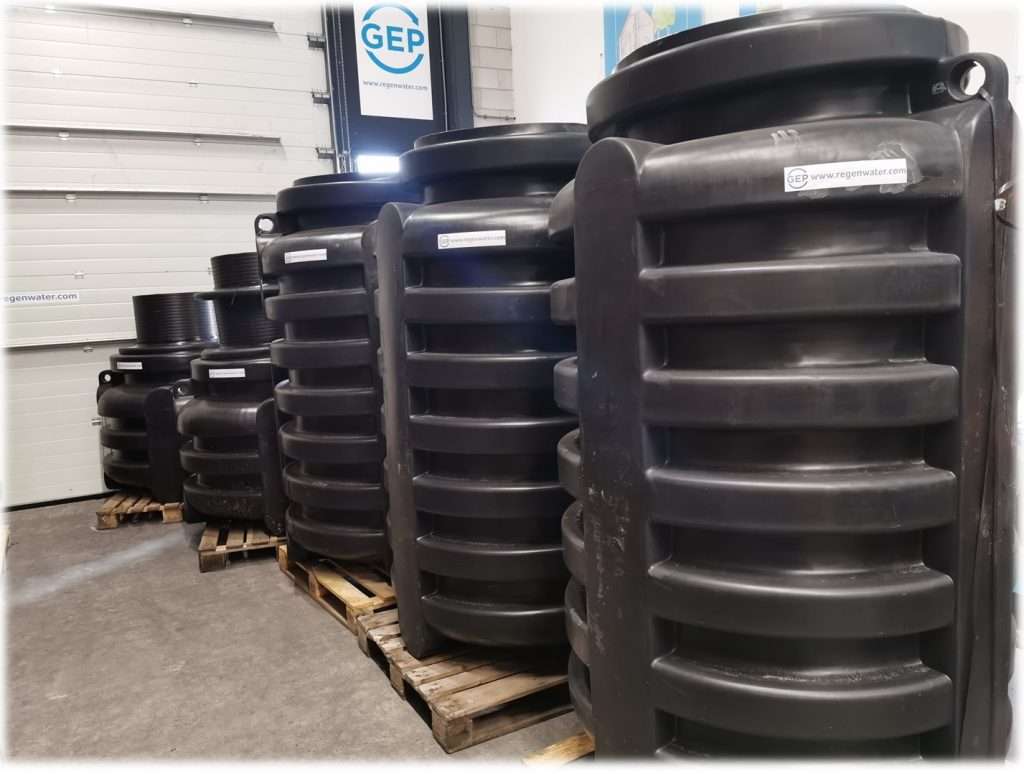Pompput Kunststof Wasteline 1.000 Liter voor afvalwater - GEP Water