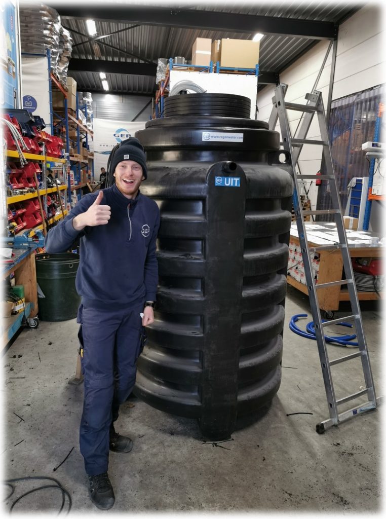 Pompput Kunststof Wasteline 1.000 Liter voor afvalwater - GEP Water