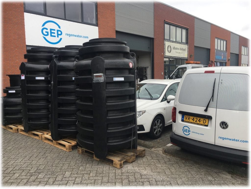 Pompput Kunststof Wasteline 1.000 Liter voor afvalwater - GEP Water